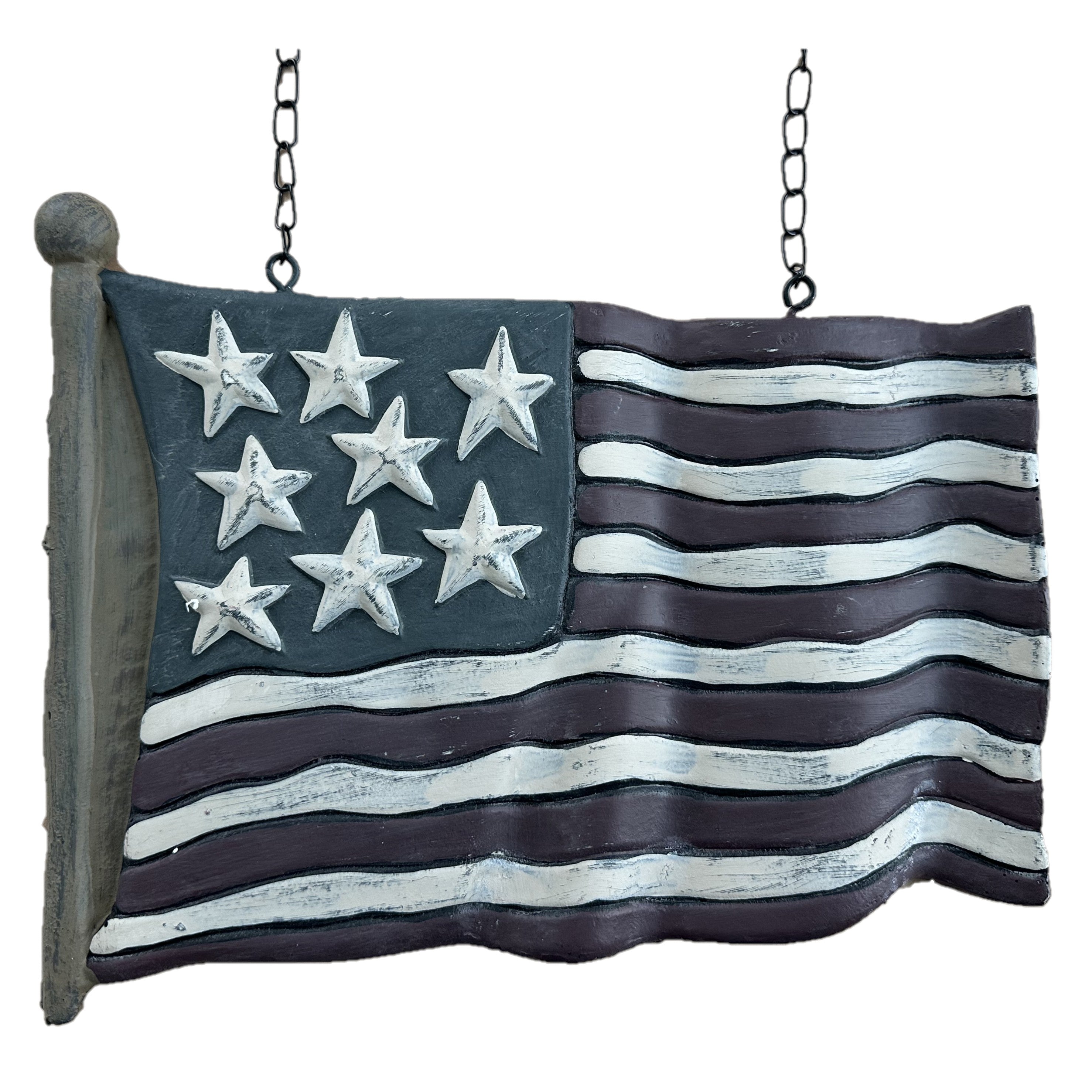 Waving USA American Flag Arrow Replacement Sign – Salty Home